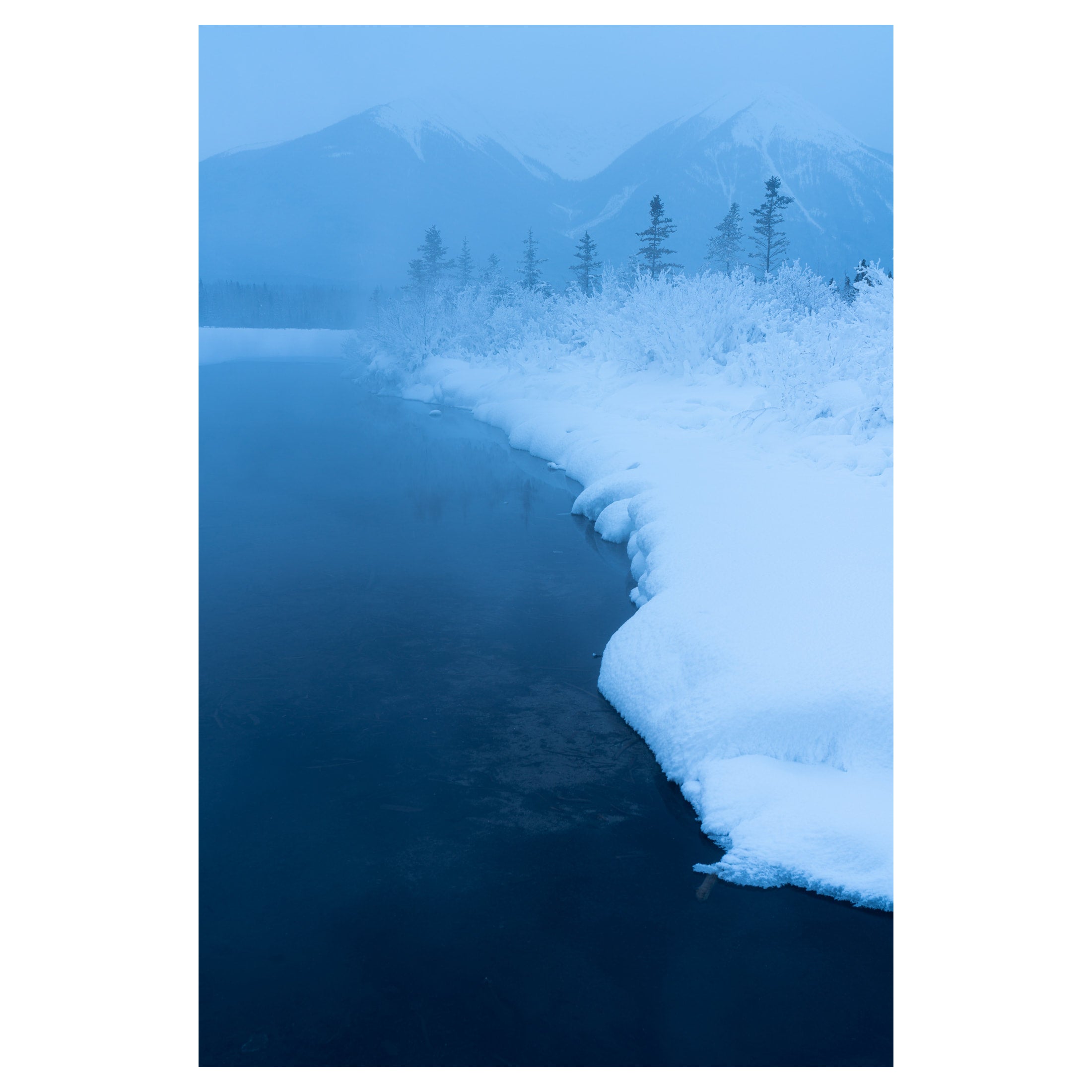 Frozen Steam - Banff National Park | Galerie CINQ